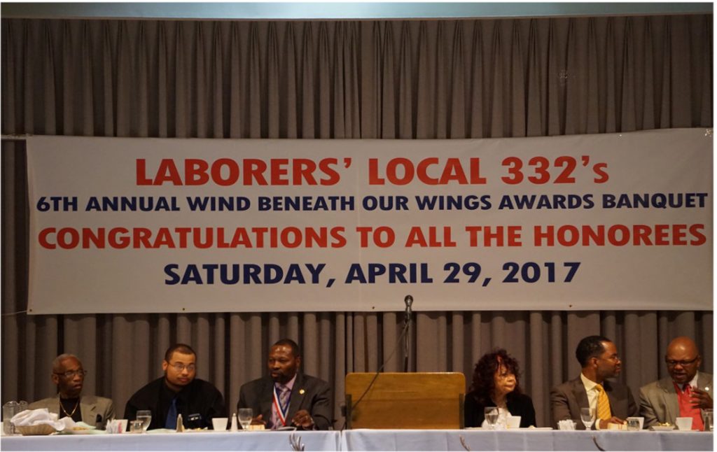 Laborers’ Local 332 Sixth Annual Wings Awards Dinner – Laborers' Local 332