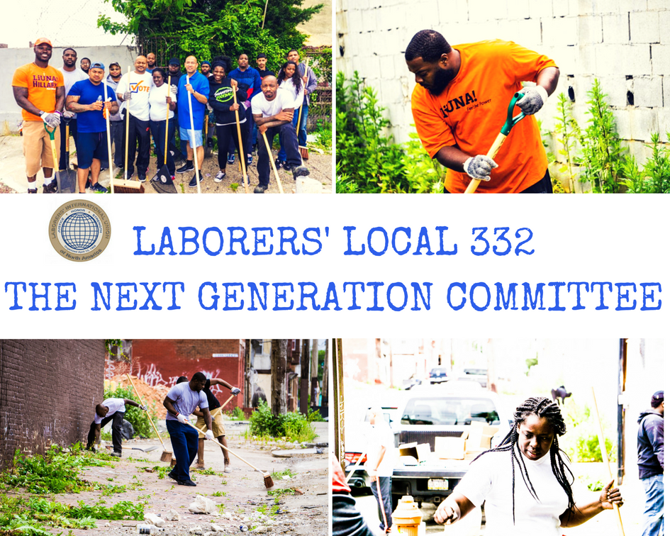 The Next Generation! Volunteer Community Clean-UP – Laborers' Local 332